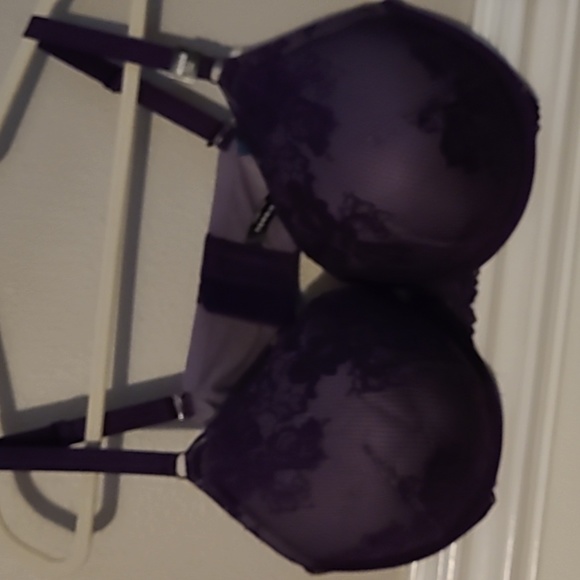 torrid | Intimates & Sleepwear | Torrid Plung Pushup Bra Dark Purple ...